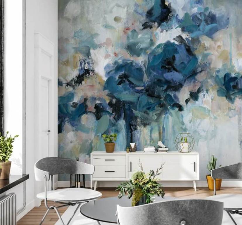 Wallpopercomwater Blue Wallpaper Blue Pattern Wallpaper | Wallco