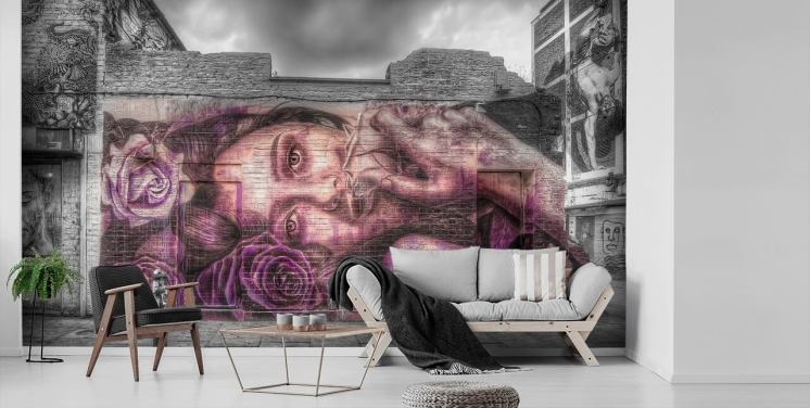 Graffiti behang en muurschilderingen met straatkunst | Wallsauce NL