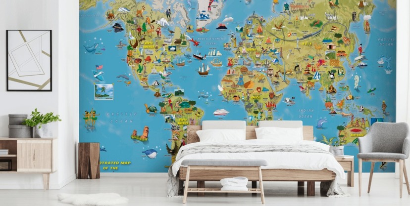 Fondo De Mapa Del Mundo Colorido 130 Ideas De Mapas | Mapas Del Mundo,