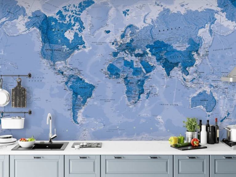 World Atlas Wallpaper