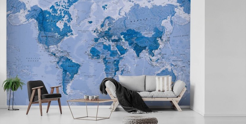 World Map Wallpaper For Office - Infoupdate.org