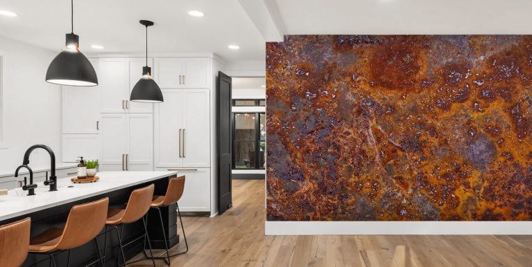 Metal & Rust Effect Wallpaper | Wallsauce UK