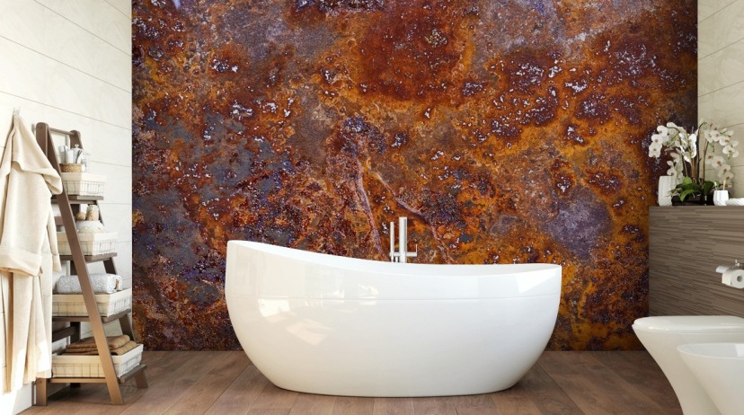 Metal & Rust Effect Wallpaper | Wallsauce US