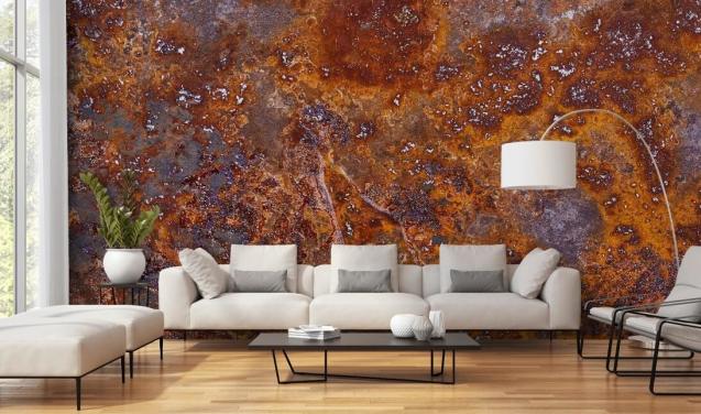 Metal & Rust Effect Wallpaper | Wallsauce CA