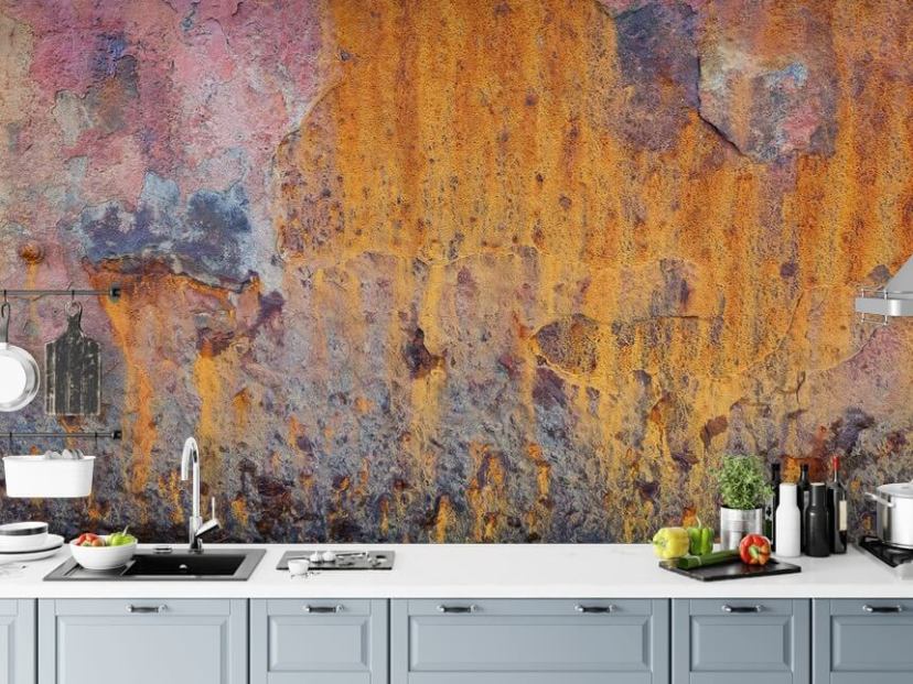 Metal & Rust Effect Wallpaper | Wallsauce CA