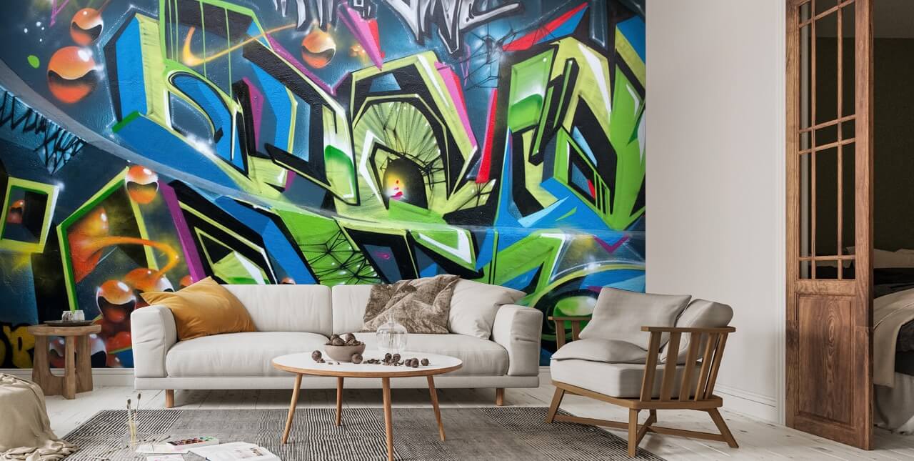 Angular Wallpaper Mural | Wallsauce UK