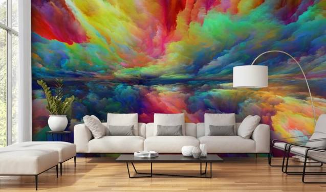 Multicoloured Wallpaper Murals | Wallsauce UK