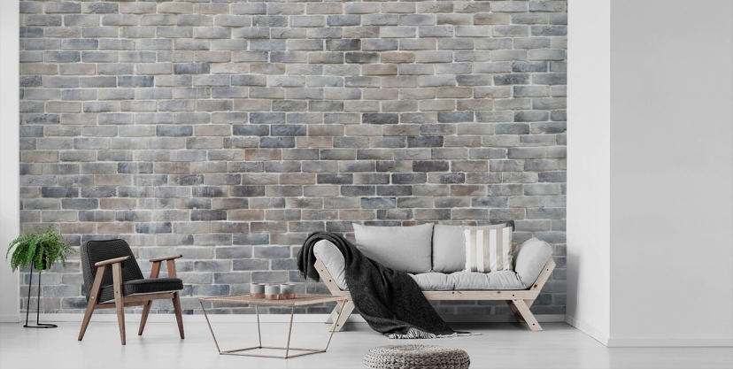 Grey Brick Wall Wallpaper Brick Wall Texture, Seamless Stone Pattern,