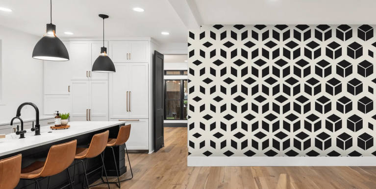 Geometric Wallpaper & Wall Murals | Wallsauce UK