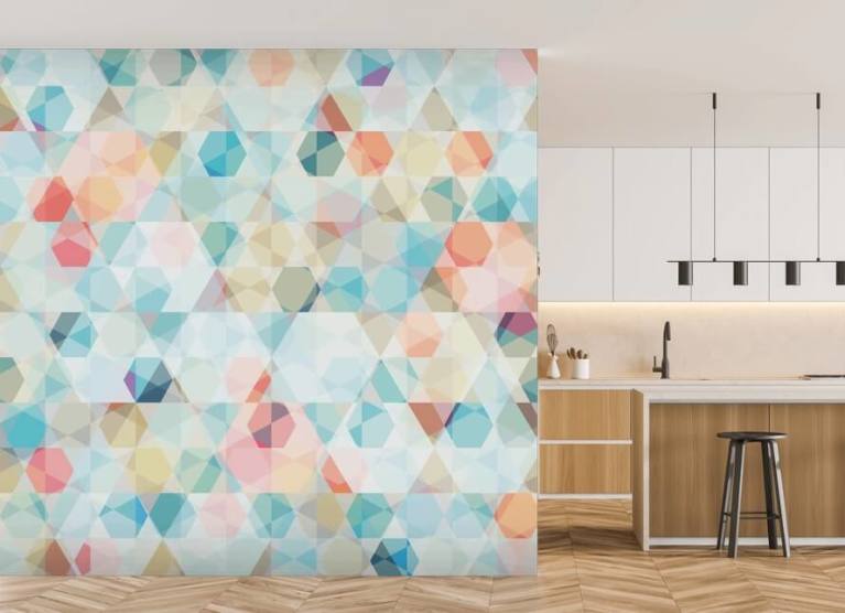 Geometric Wallpaper & Wall Murals | Wallsauce UK