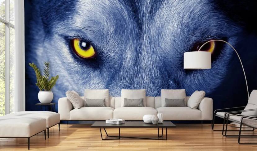 Papel pintado y murales de pared de lobos | Wallsauce ES