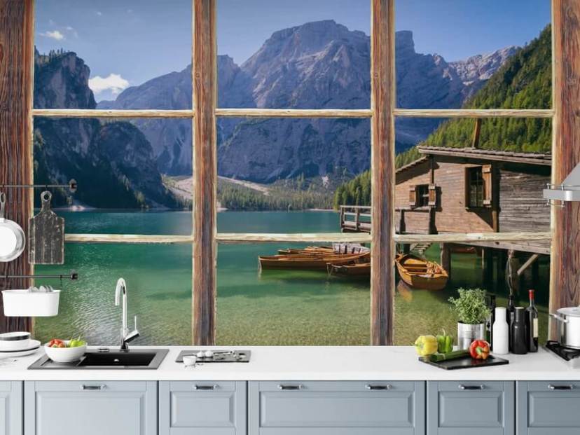 Window Wallpaper - Window View Wall Murals | Wallsauce UK