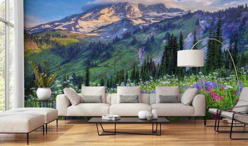 Mountain Wallpaper & Wall Murals | Wallsauce US