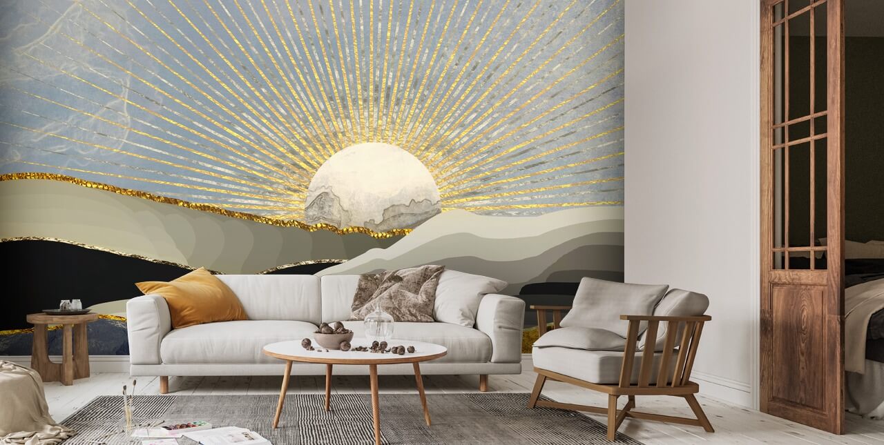 Morning Sun Wall Mural by SpaceFrog Designs Mural | Wallsauce US
