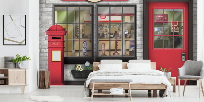 Facade Wallpaper & Wall Murals | Wallsauce US