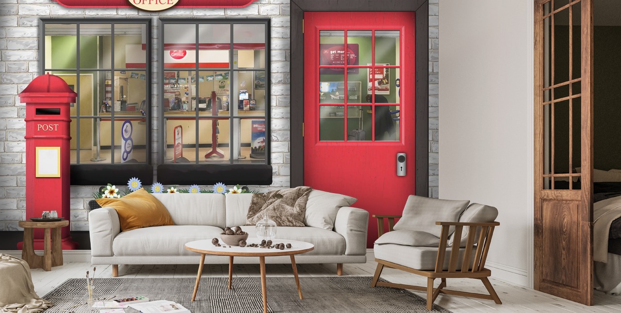 Post Office Wall Mural | Wallsauce UK