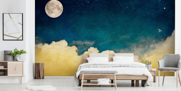 Moon Wallpaper & Moonlight Wall Murals | Wallsauce UK