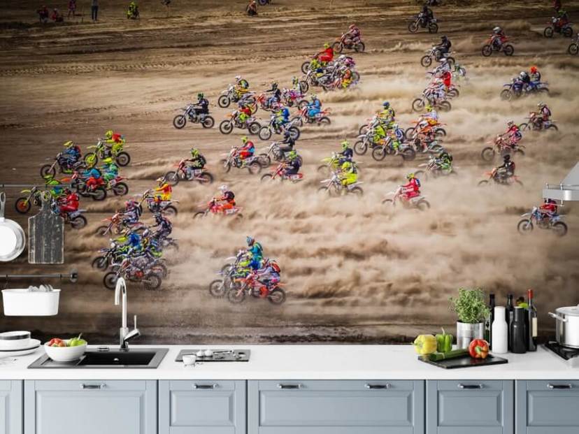 Motocross Wallpaper & Wall Murals | Wallsauce EU