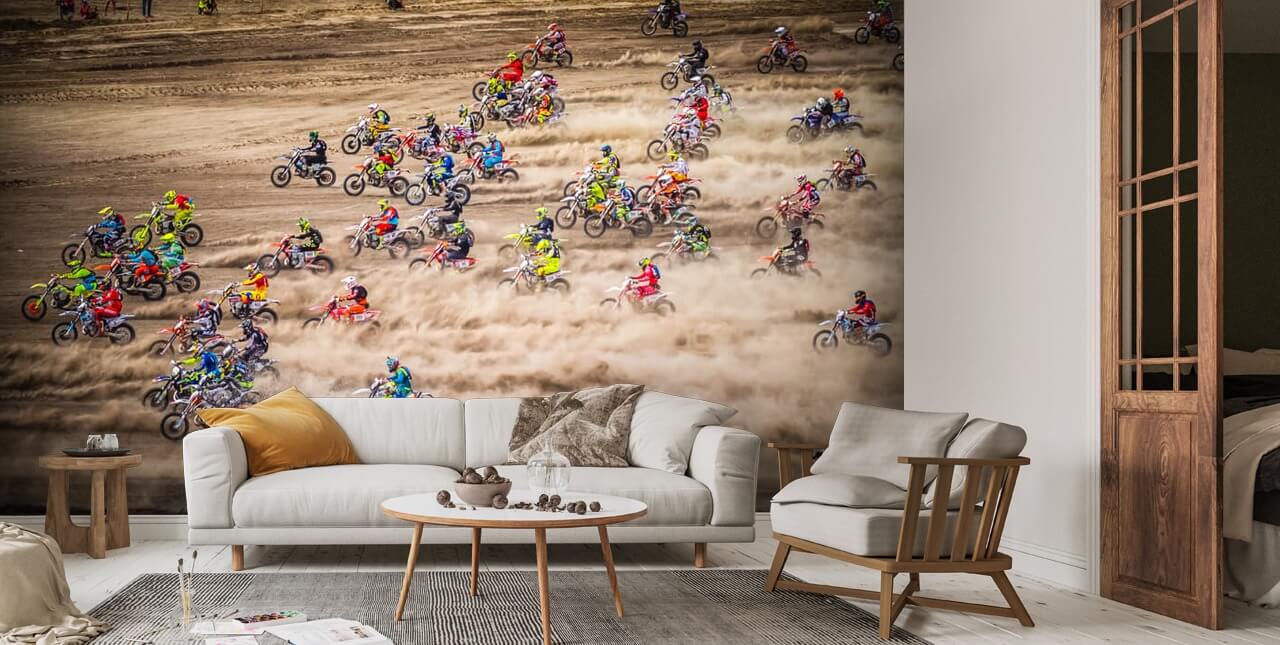 Klar Set Go Bakgrunn | Wallsauce NO