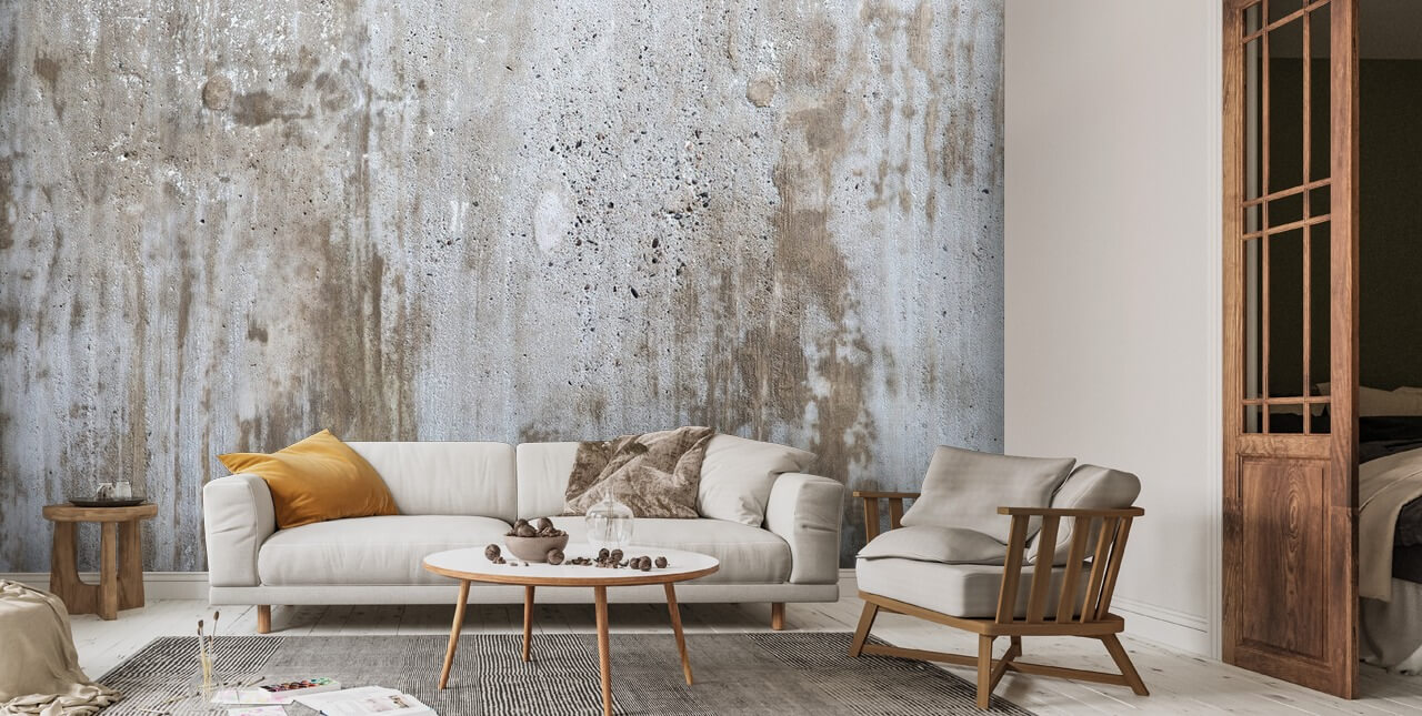 Concrete in Distress Wallpaper | Wallsauce UK