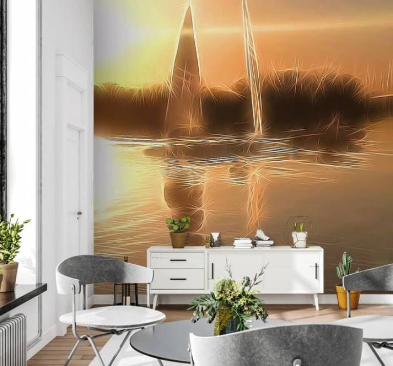 Boat Wallpaper & Ship Wall Murals | Wallsauce UK