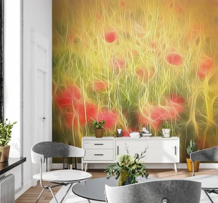 Poppy Wallpaper & Wall Murals | Wallsauce US