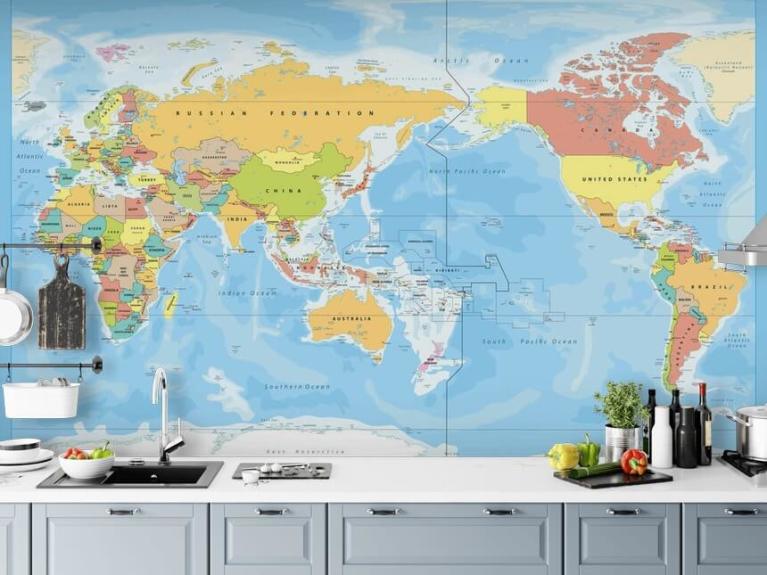 Geography Wallpaper Murals & Photo Wallpaper | Wallsauce UK