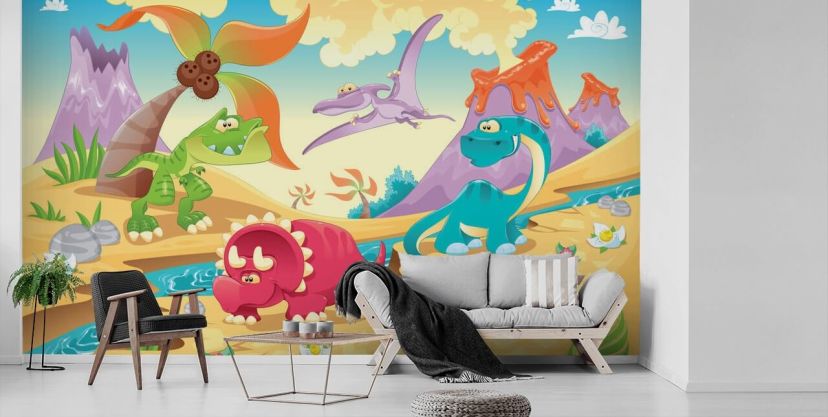 Dinosaur Wallpaper & Wall Murals | Wallsauce UK