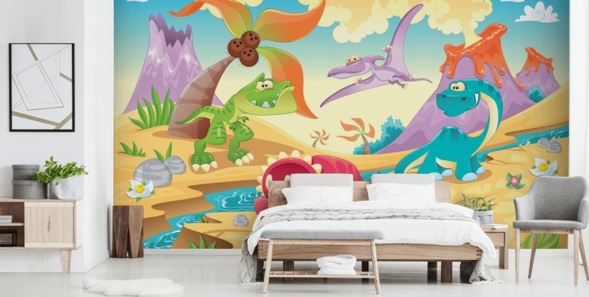 Dinosaur Wallpaper & Wall Murals | Wallsauce UK