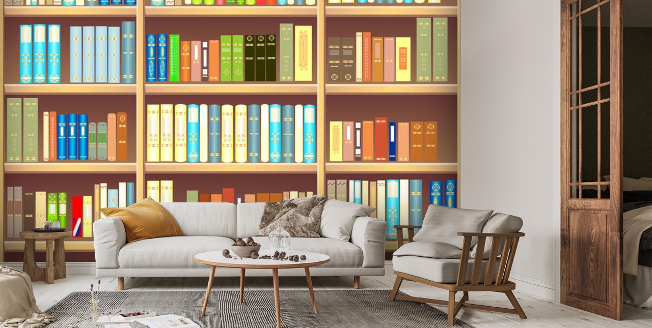 Papier Peint Bibliothque Leroy Merlinnull