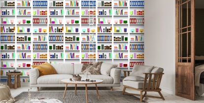 Modern Library Wallpaper Hd