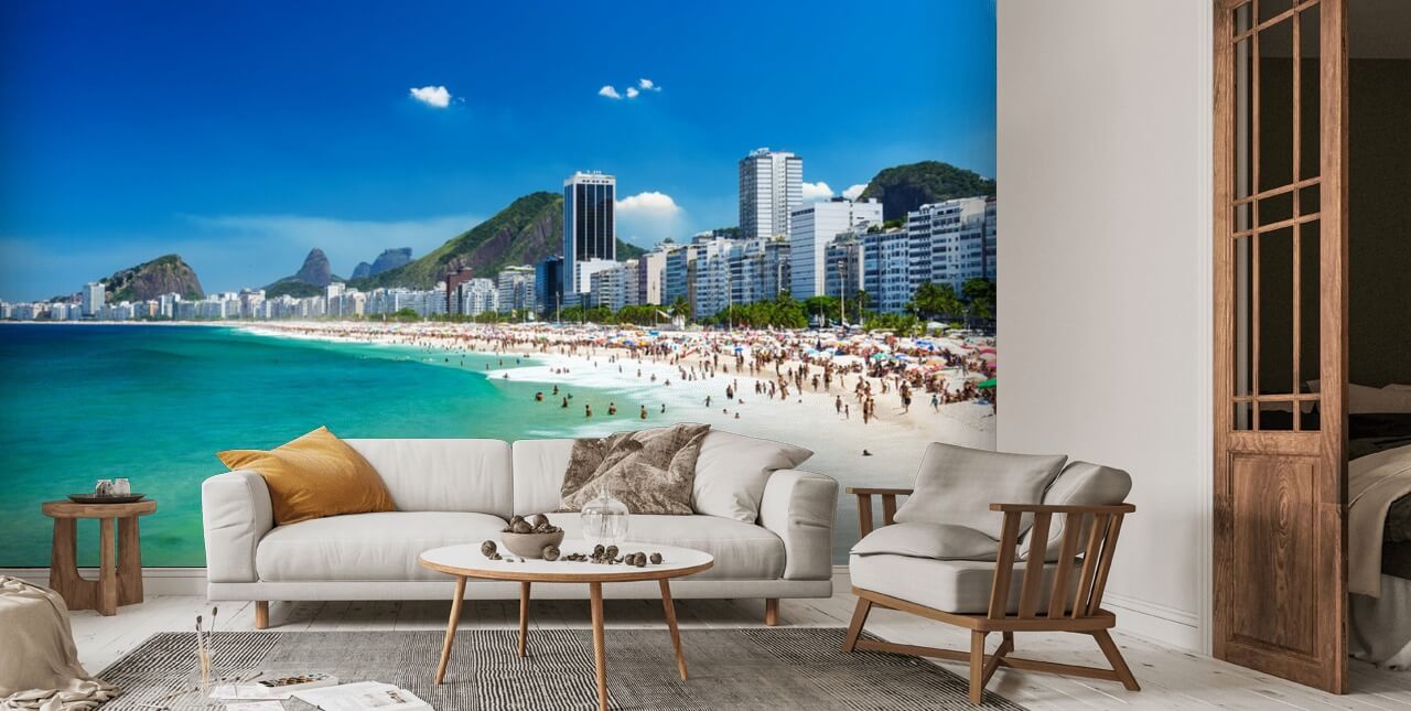 Copacabana Beach Wallpaper | Wallsauce ES