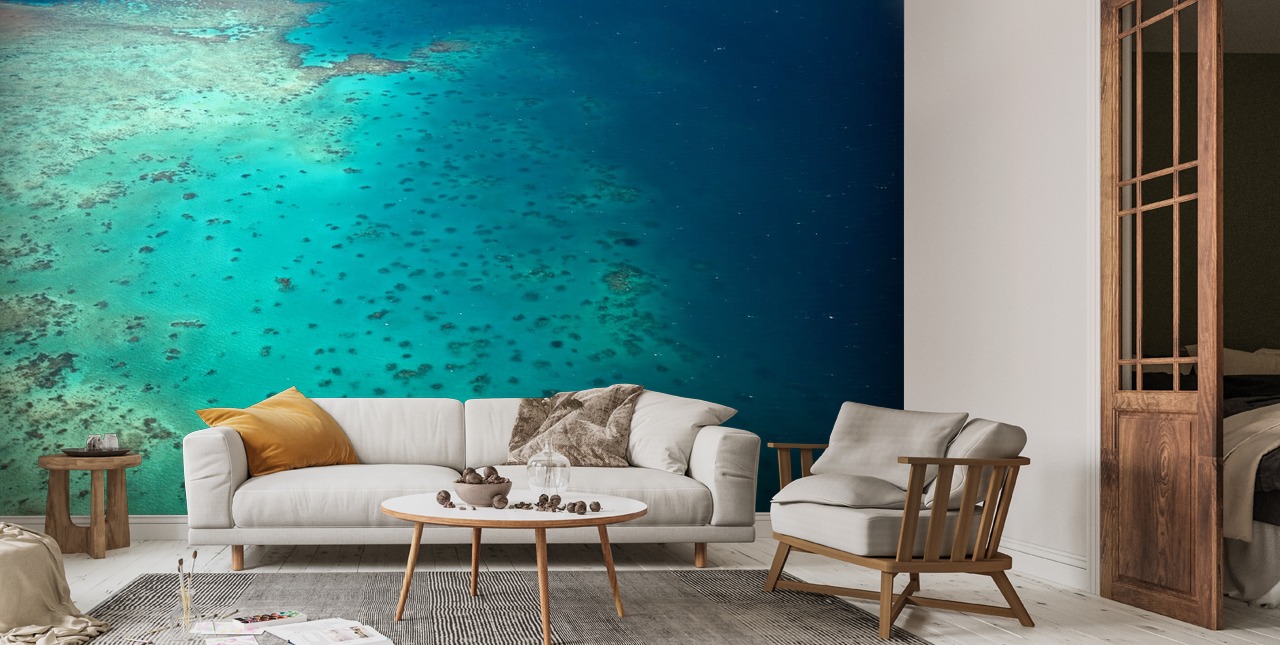 Speckled Barrier Reef Wall Mural | Wallsauce UK