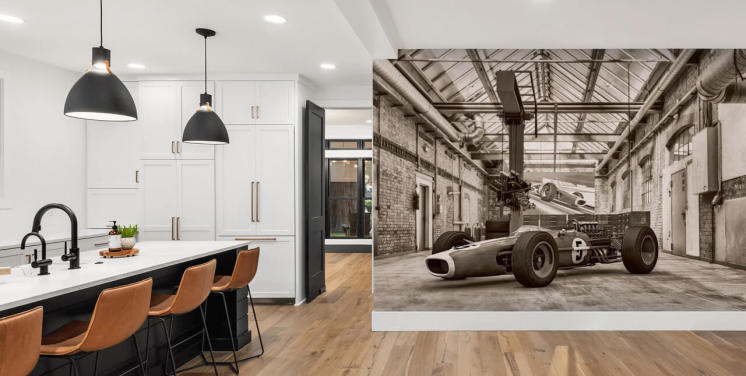 Klassische Motorsport-Wandbilder - McKlein Rally Murals | Wallsauce DE