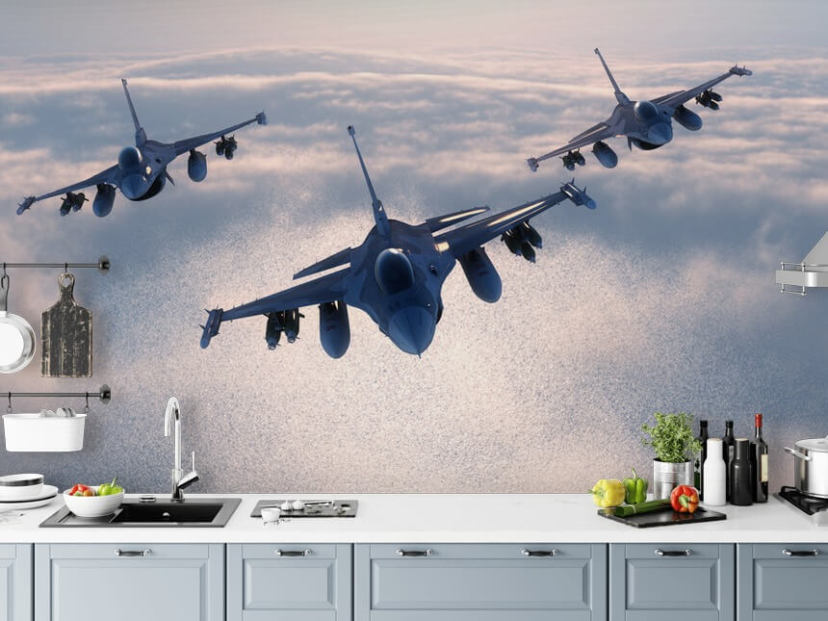 Papel pintado de aviones y murales de pared de aviones | Wallsauce ES