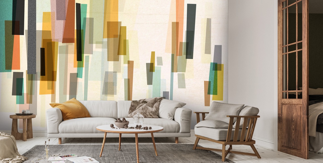Blurred Wall Mural by Nicola Evans | Wallsauce US