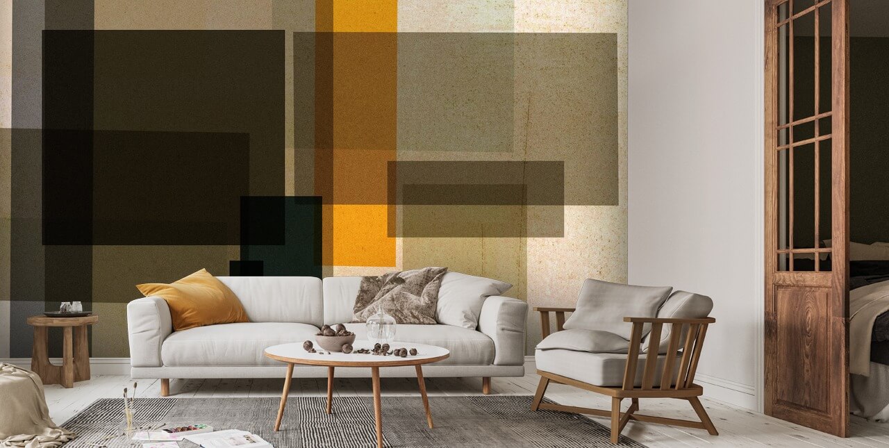 Mural de pared Diseño en capas 4a | Wallsauce ES