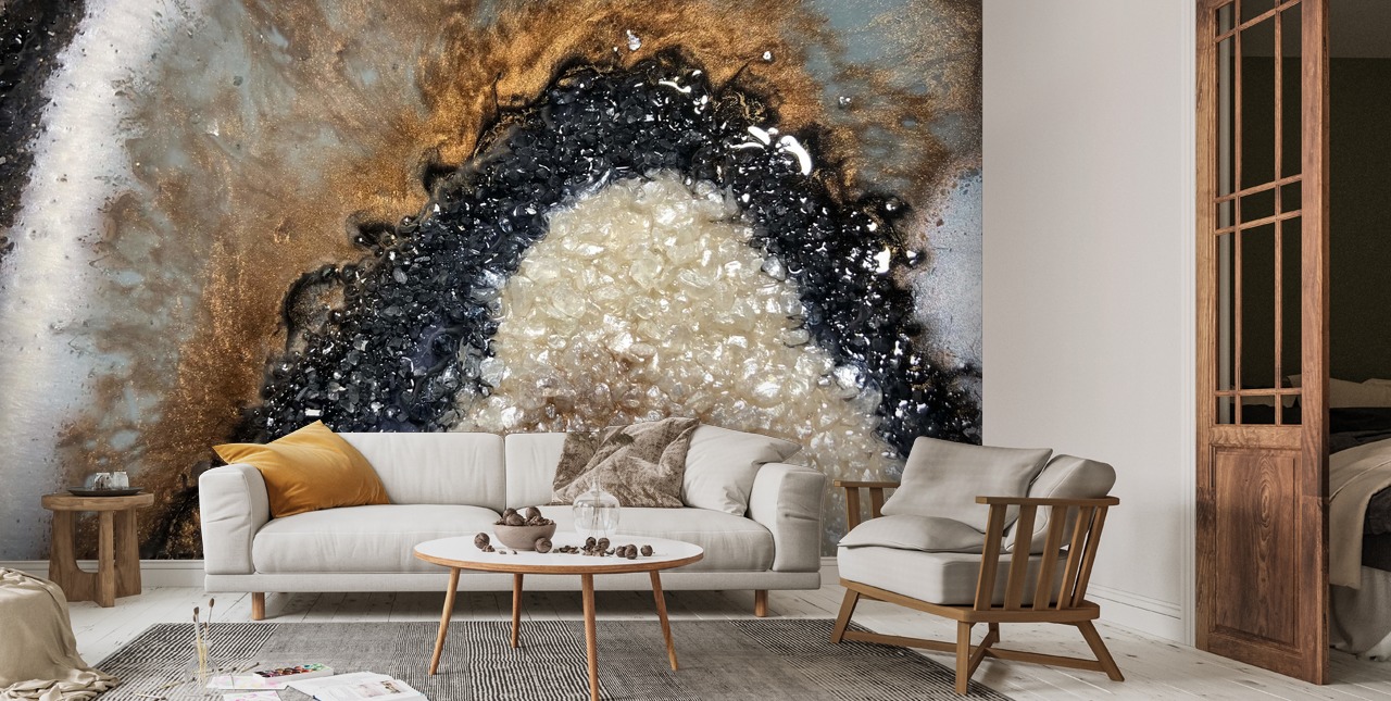 Earthy Geode Wall Mural by GCC Artworks | Wallsauce AU