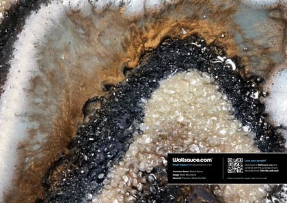 Earthy Geode Wall Mural by GCC Artworks | Wallsauce AU