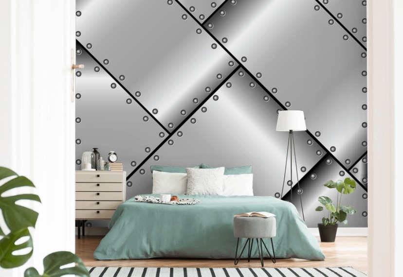 Metal & Rust Effect Wallpaper | Wallsauce UK