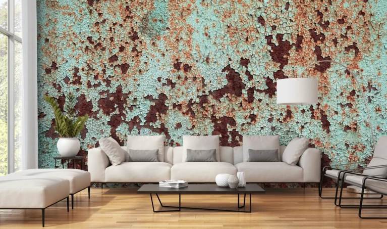 Metal & Rust Effect Wallpaper | Wallsauce US