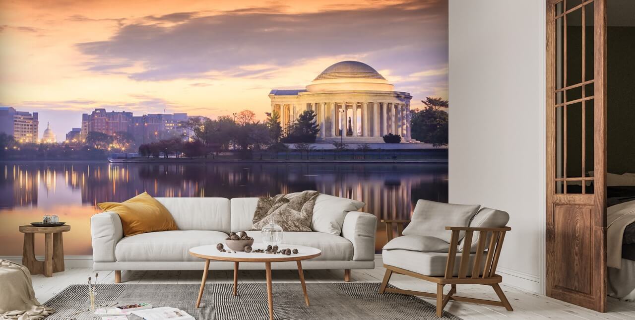 The Jefferson Memorial Wall Mural | Wallsauce US