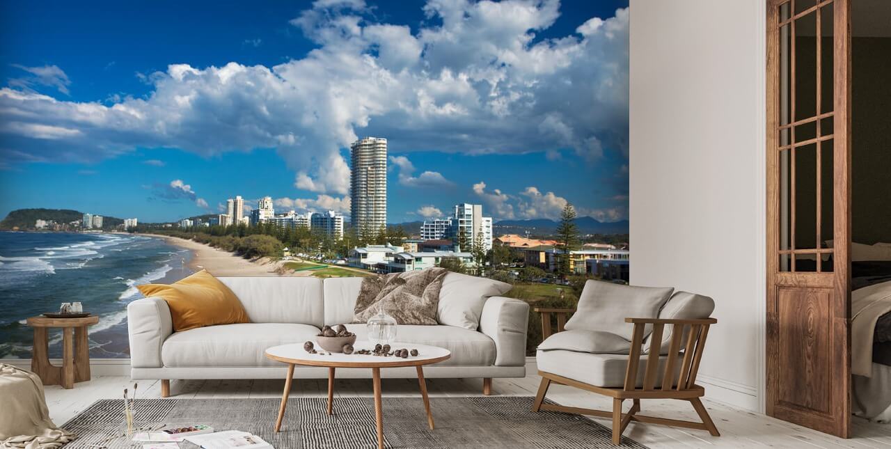 Burleigh Heads, Gold Coast Wall Mural | Wallsauce AU