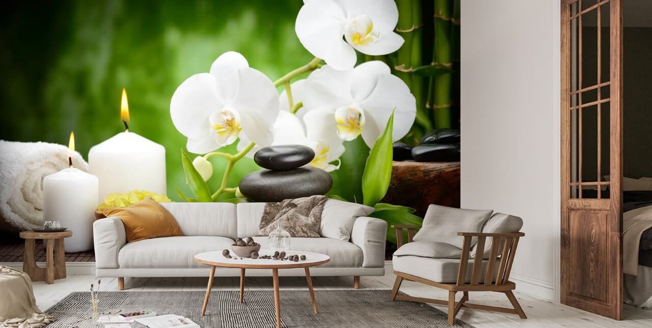 Spa Concept Wall Mural | Wallsauce US