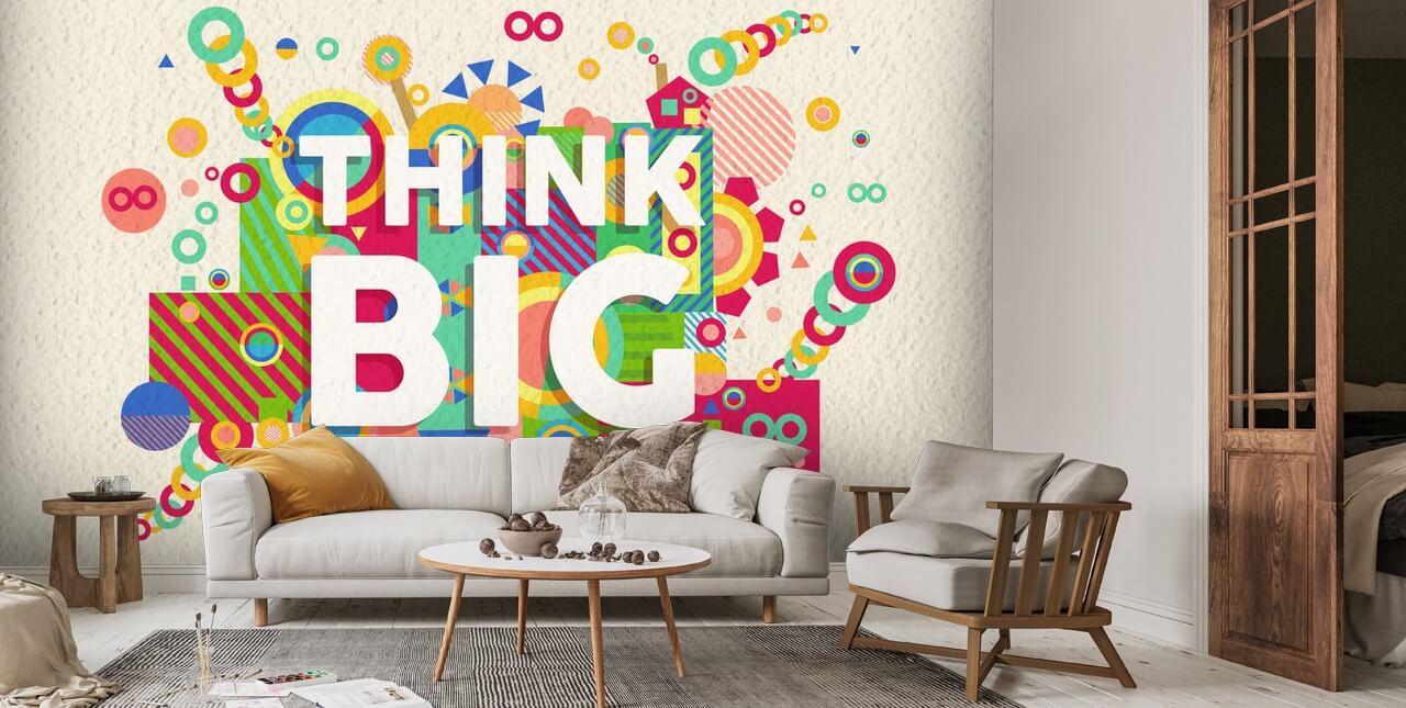 Think Big Quote Wallpaper | Wallsauce US
