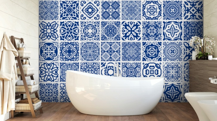 Tile Wallpaper - Tile Effect Wall Murals | Wallsauce US