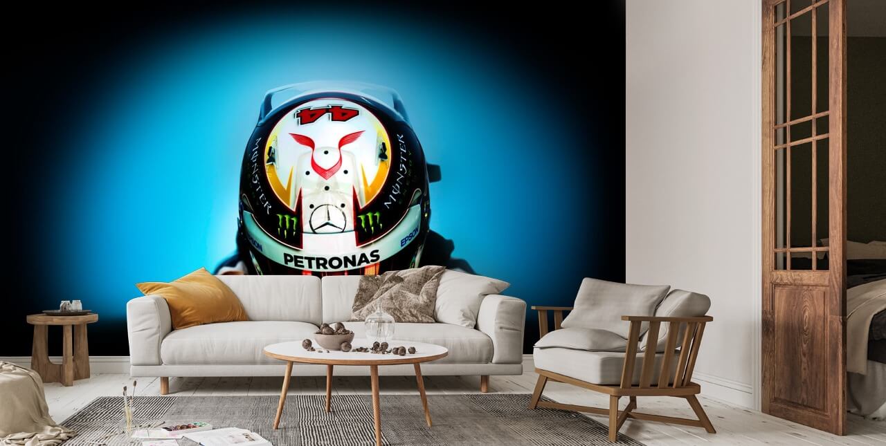 Lewis Hamilton Wall Mural | Wallsauce US