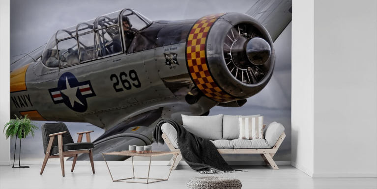 Papel pintado de aviones y murales de aviones | Wallsauce ES