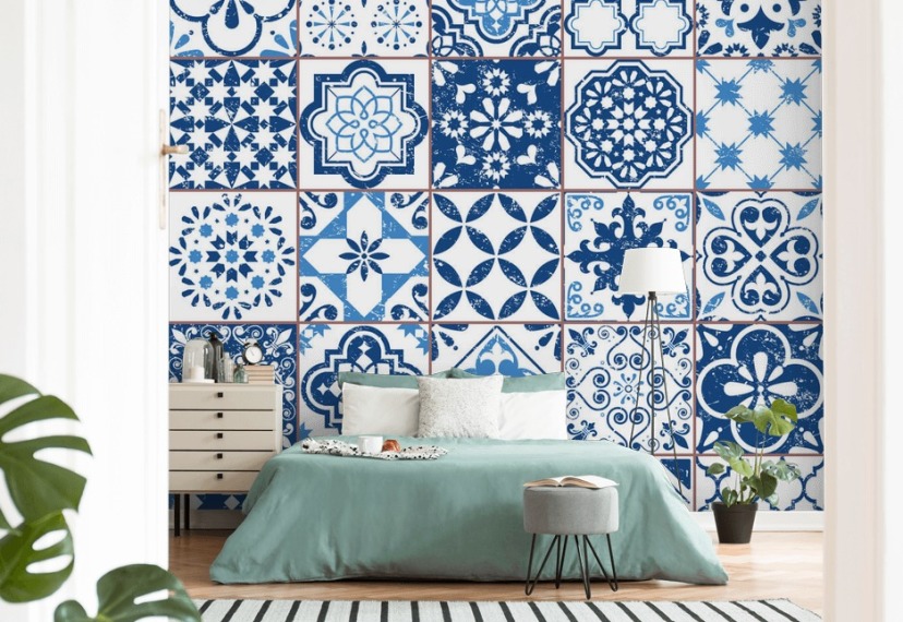 Tile Wallpaper - Tile Effect Wall Murals | Wallsauce UK
