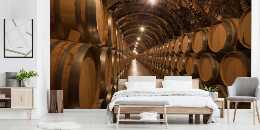 Wine Wallpaper & Wine Cellar Wall Murals | Wallsauce UK